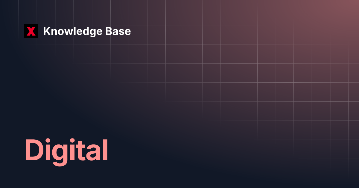 Digital | Knowledge Base