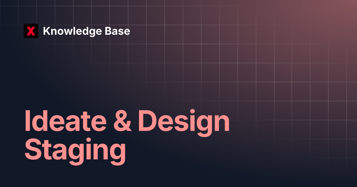 Ideate & Design Staging | Knowledge Base