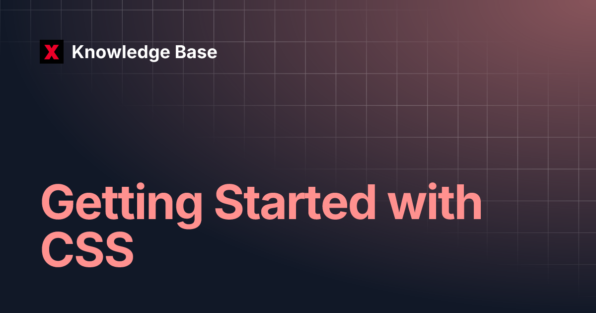 Getting Started With Css Knowledge Base 1692